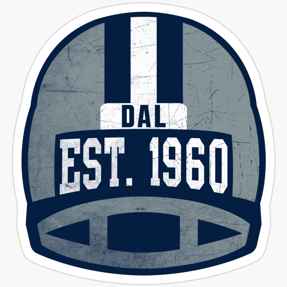 Kira Sticker - Dallas Retro Throwback Football Helmet - Phone Stickers ...