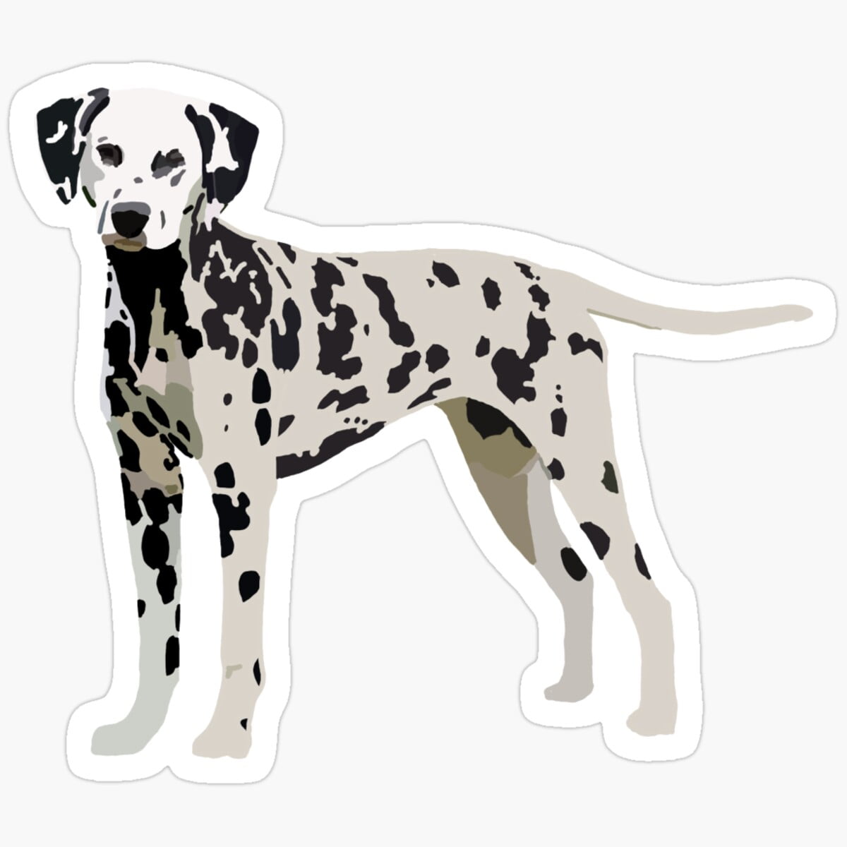 Kira Sticker - Dalmatian Dog Sticker, Funny Waterproof Decal For Pet ...