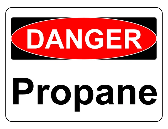 Kira Sticker With Danger Propane Osha Decal Safety Sign Usa Made ...