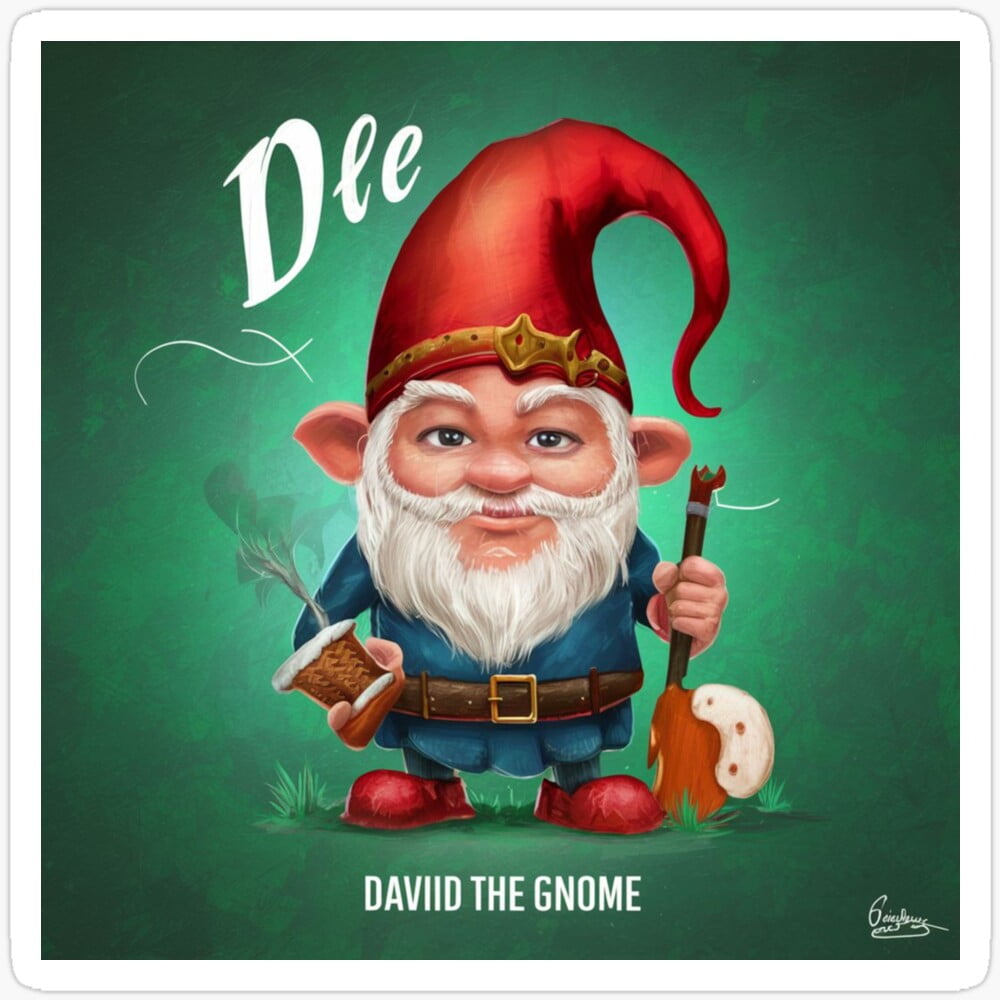 Kira Sticker - David The Gnome Gift For You - Phone Stickers ...