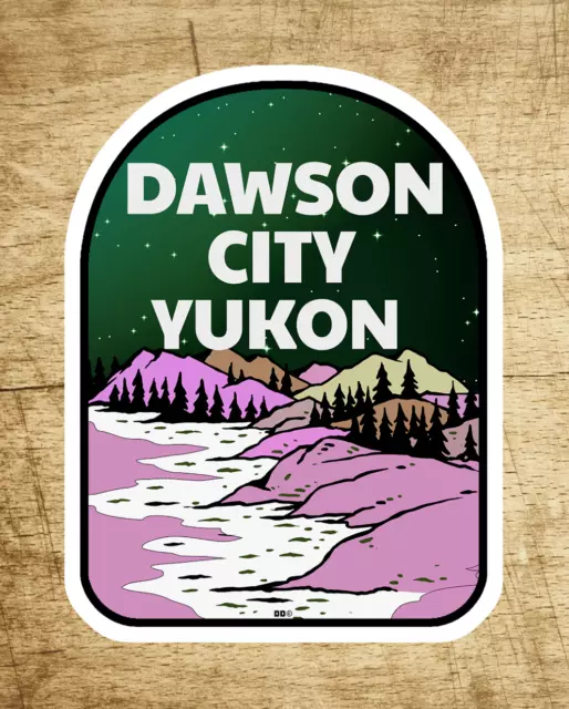 Kira Sticker With Dawson City Yukon Decal Gold Rush Laptop Bumper ...