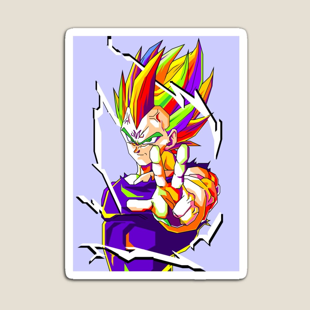 Kira Sticker With Demonic Fury: A Dynamic Pop Art Tribute To Majin ...