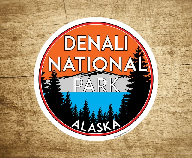 Kira Sticker With Denali National Park Alaska Decal Hiking Decorative ...