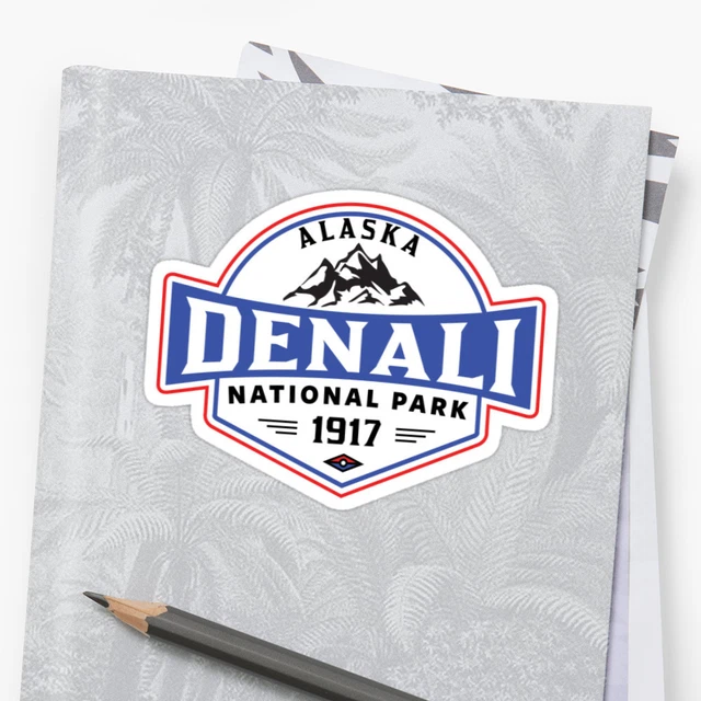 Kira Sticker With Denali National Park Alaska Decal Hiking Decorative ...