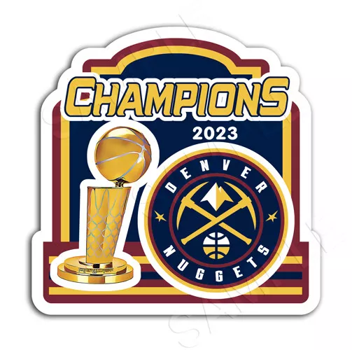 Kira Sticker With Denver Nuggets 2023 Champions Basketball Decals ...
