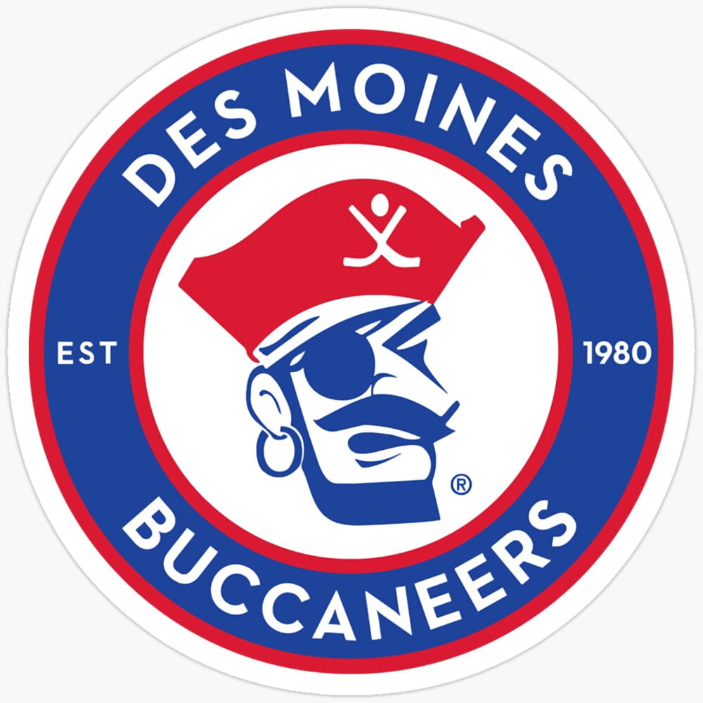 Kira Sticker - Des Moines Buccaneers Classicperfect Sticker Gift For ...