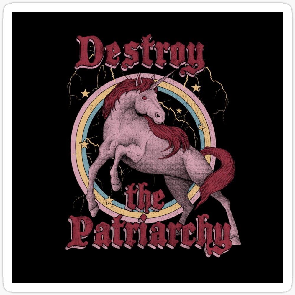 Kira Sticker - Destroy The Patriarchy Perfect Sticker Gift For Everyone ...