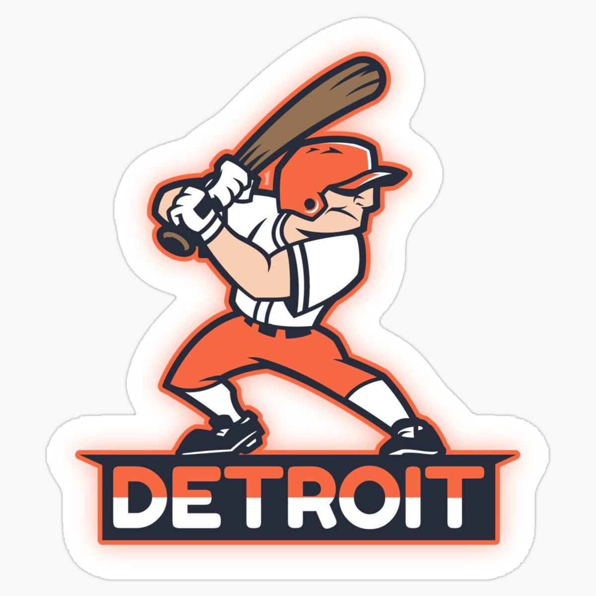 Kira Sticker - Detroit Baseball Baseball, Football, Basketballperfect ...