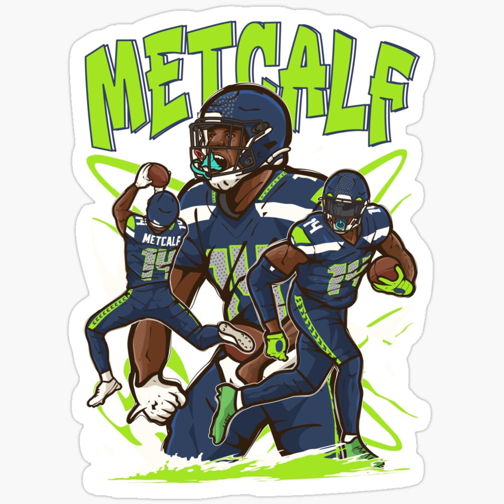 Kira Sticker - Dk Metcalf Sticker - Single, Trio, Or Squad — Collect ...