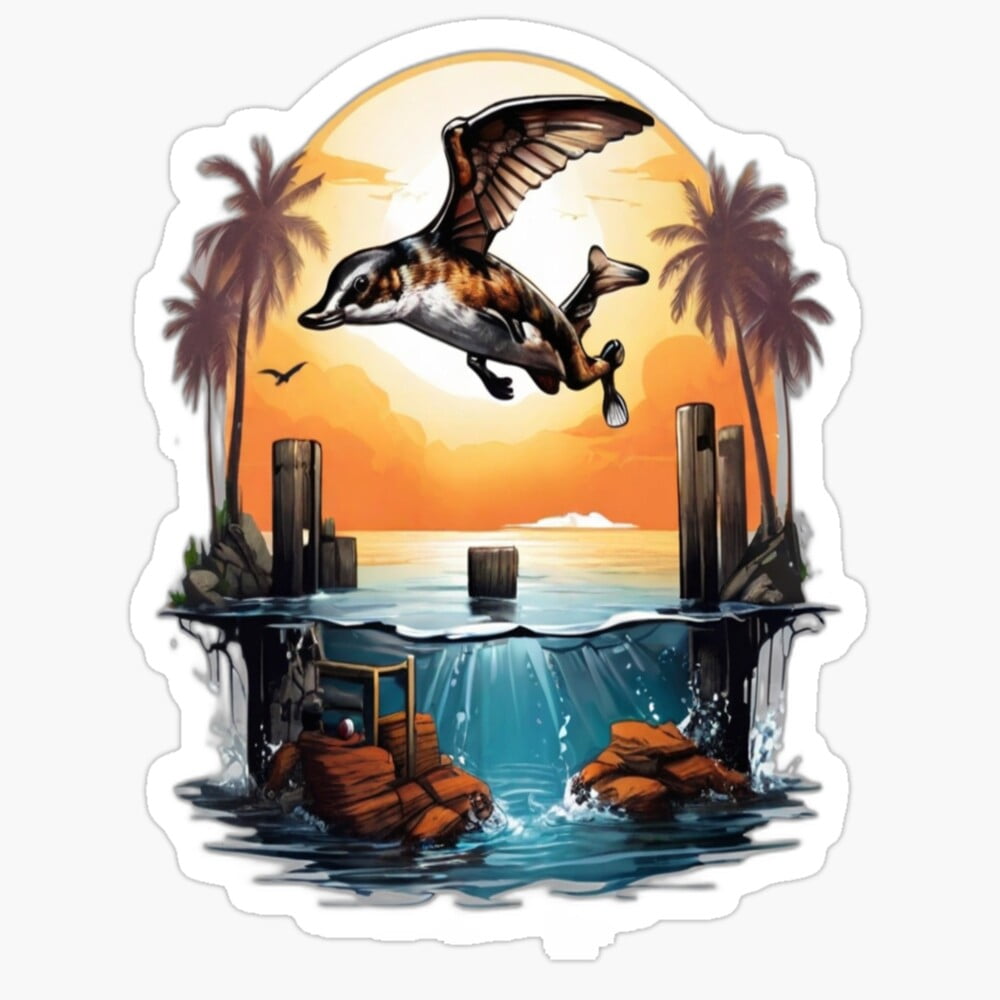 Kira Sticker - Dock Diving Gift For You - Phone Stickers, Waterproof ...