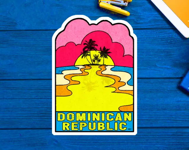 Kira Sticker With Dominican Republic Punta Cana Decal Sunset Palm Trees ...