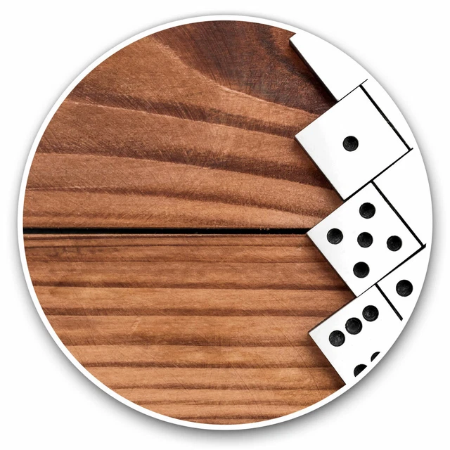 Kira Sticker With Domino Pattern Dominoes Game Cool Gift Decorative ...