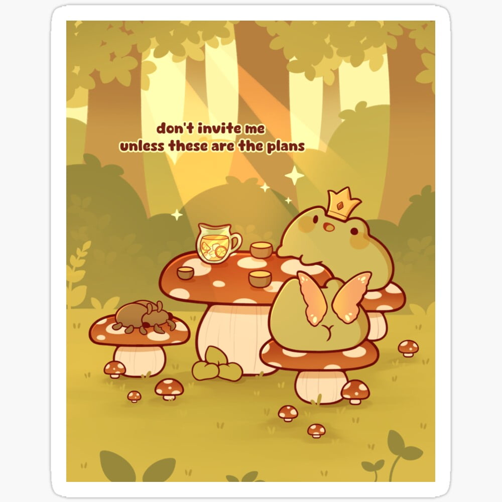 Kira Sticker - Don'T Invite Me Unless These Are The Plans Perfect Gift ...