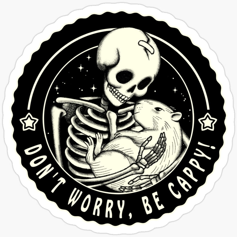 Kira Sticker - Don'T Worry Be Cappy! Sticker - Walmart.com