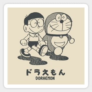Kira Sticker With Doraemon - Vintage Illustration, Manga 1969 ...