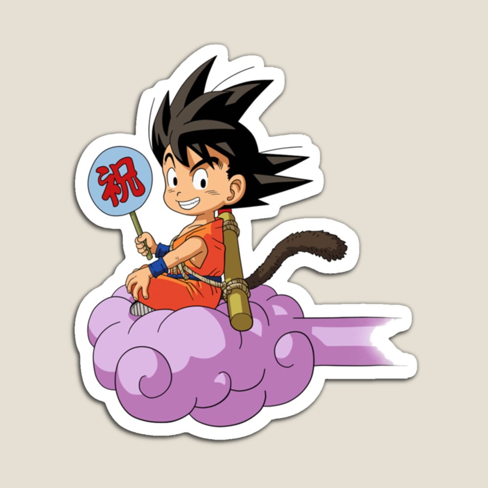 Kira Sticker With Dragon Ball Super Saiyan Warrior Son G0Ku Kakarot ...