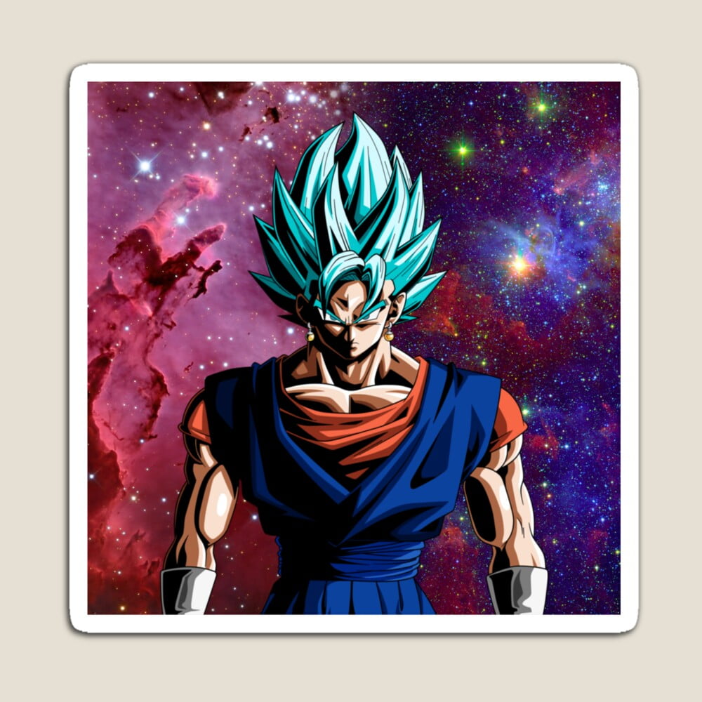 Kira Sticker With Dragon Ball Super Vegito Super Sayan Blue Decorative ...