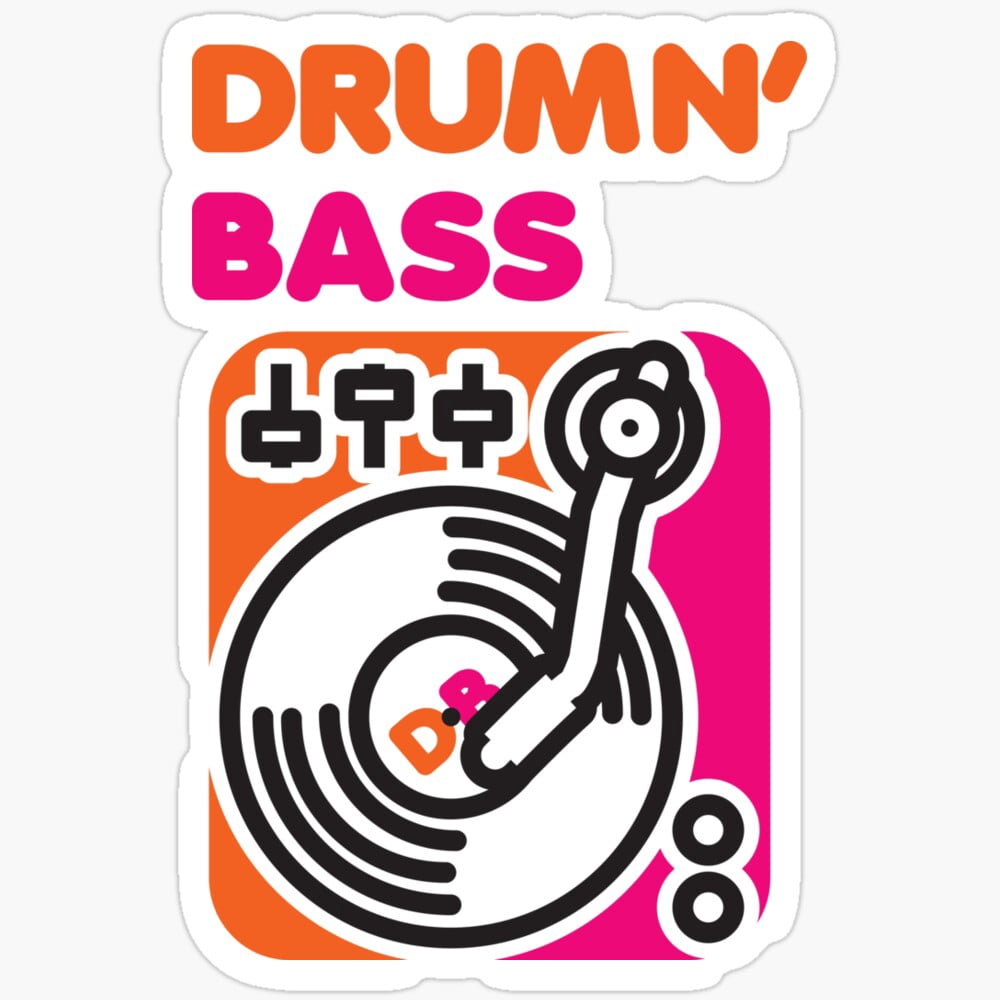 Kira Sticker - Drum N' Bass Gift For You - Phone Stickers, Waterproof ...