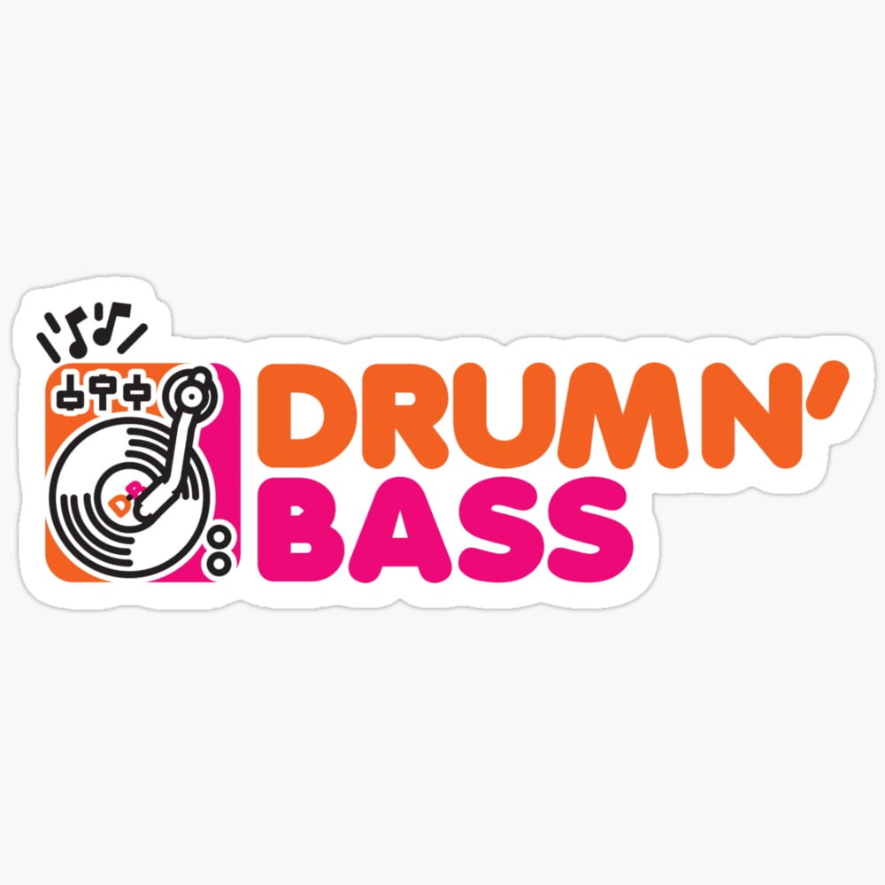 Kira Sticker - Drumn' Bass Coffee Logo Gift For You - Phone Stickers ...