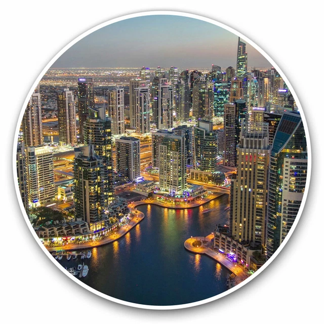 Kira Sticker With Dubai Marina Skyscraper Sky Cool Gift Decorative ...