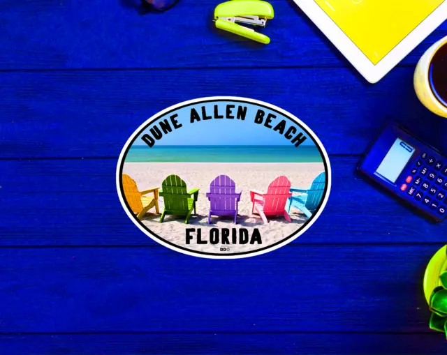 Kira Sticker With Dune Allen Beach Florida Beach Decal X Decorative ...