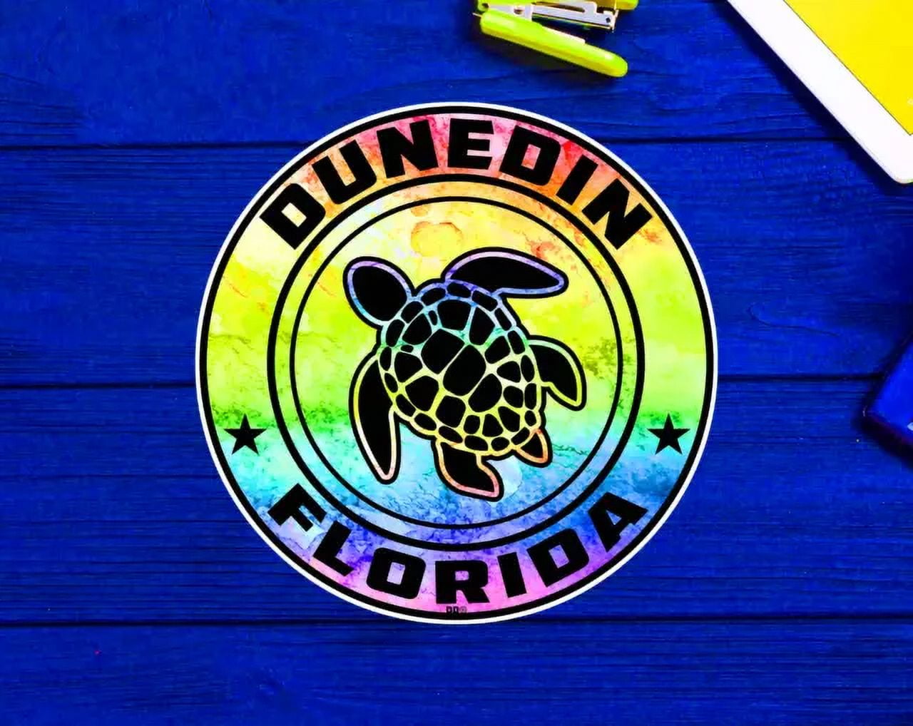 Kira Sticker With Dunedin Florida Beach Decal Sea Turtle Decorative ...