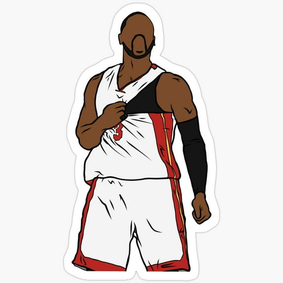 Kira Sticker - Dwyane Wade Celebration Sticker - Single, Trio, Or Squad ...