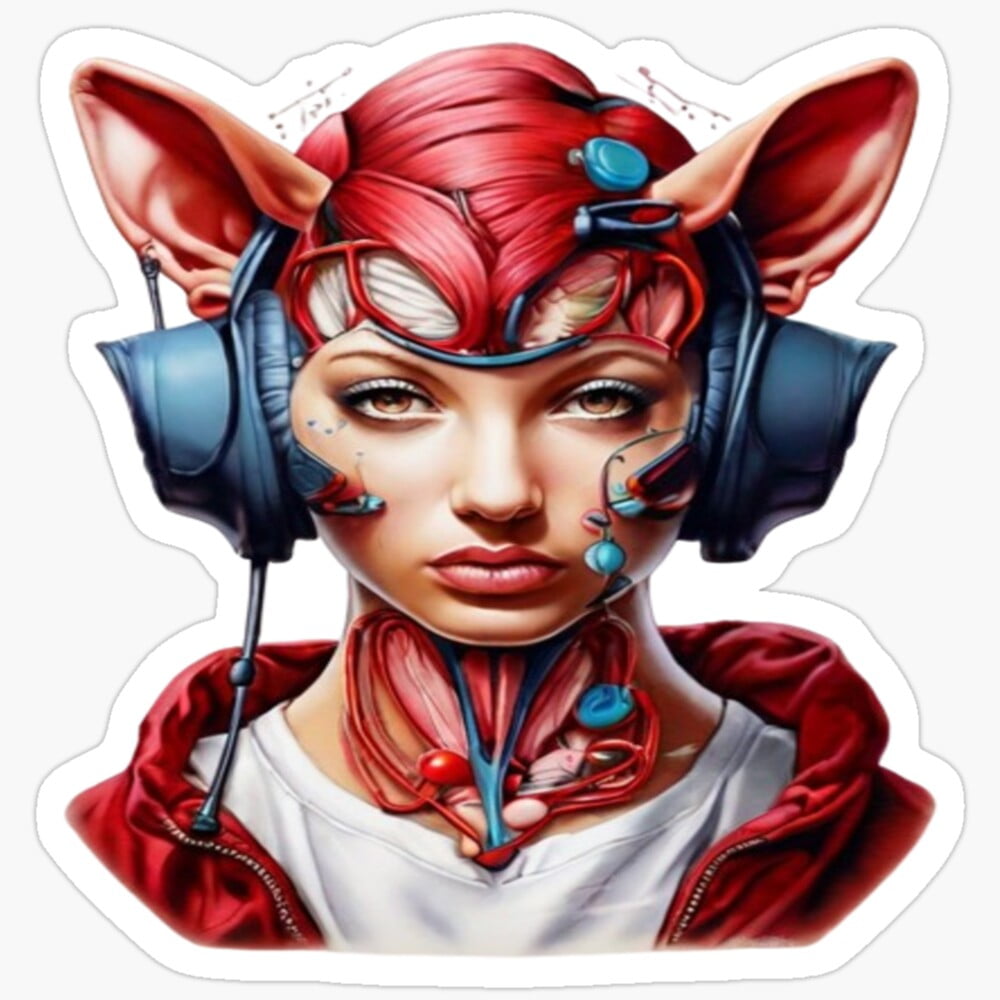 Kira Sticker - Ear Anatomy Gift For You - Phone Stickers, Waterproof ...