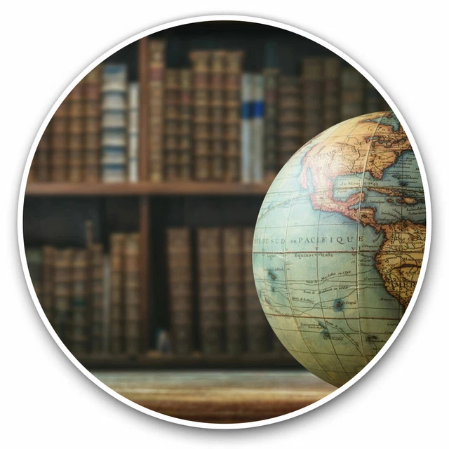 Kira Sticker With Earth Globe Travel Geography Student Cool Gift ...