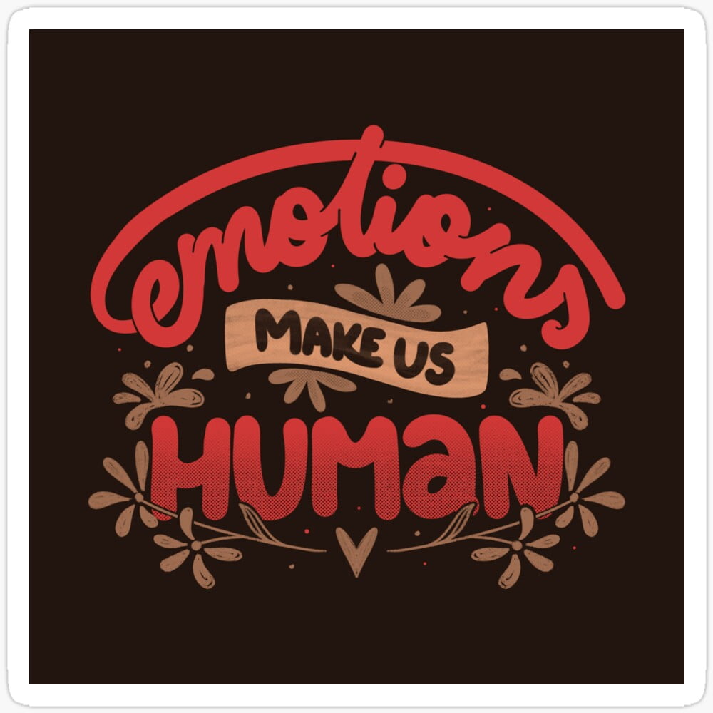 Kira Sticker - Emotions Make Us Human Sticker - Walmart.com