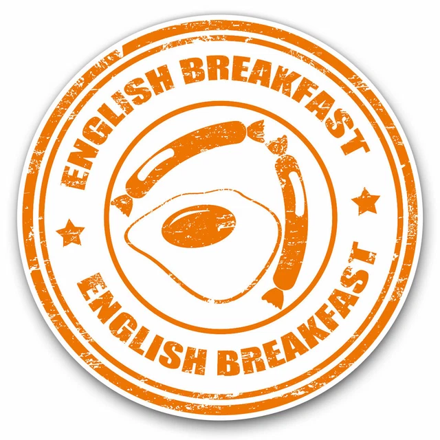 Kira Sticker With English Breakfast Cafe Restaurant Cool Gift ...