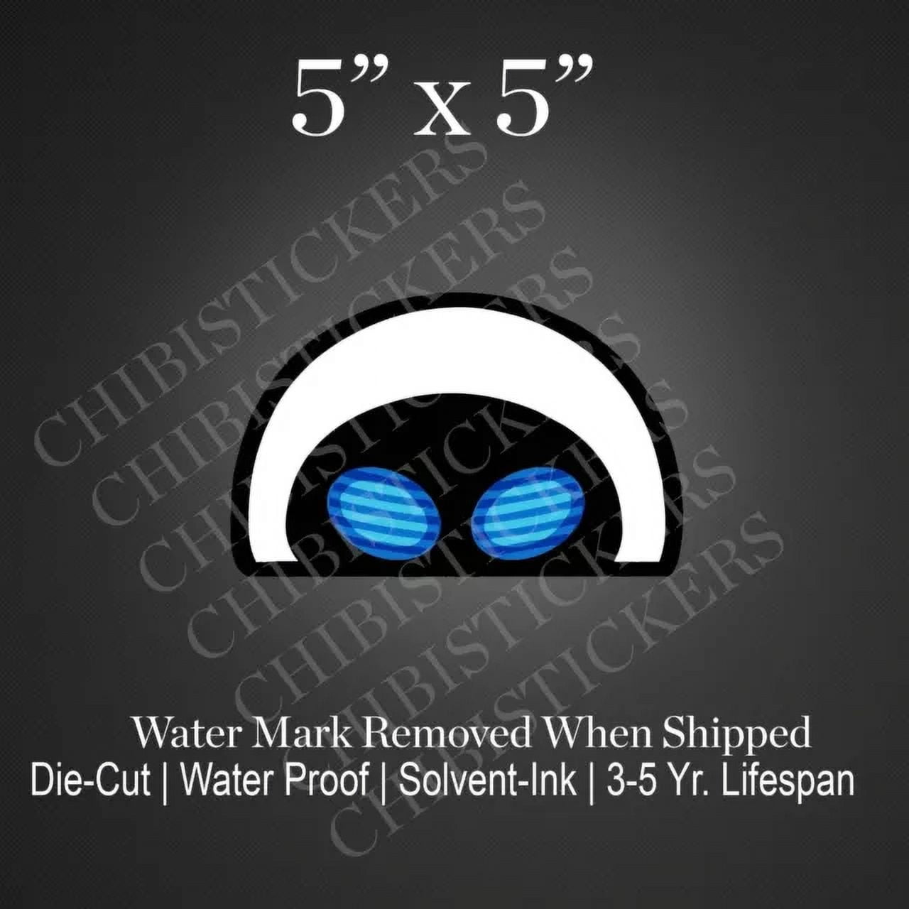 Kira Sticker With Eve Peeker Eva Car Peeker Walle Eve Car Sticker Vinyl ...