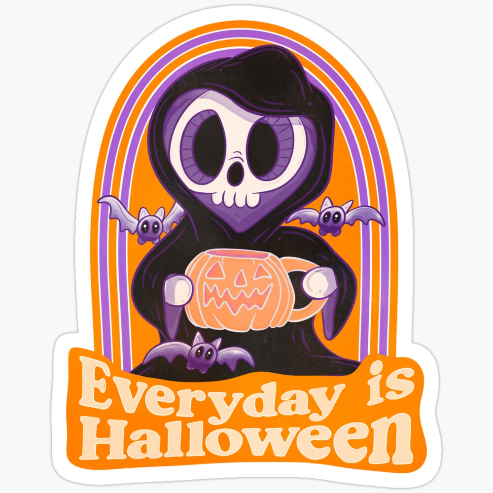 Kira Sticker - Everyday Is Halloween - Phone Stickers, Waterproof Decals Water Bottles ...