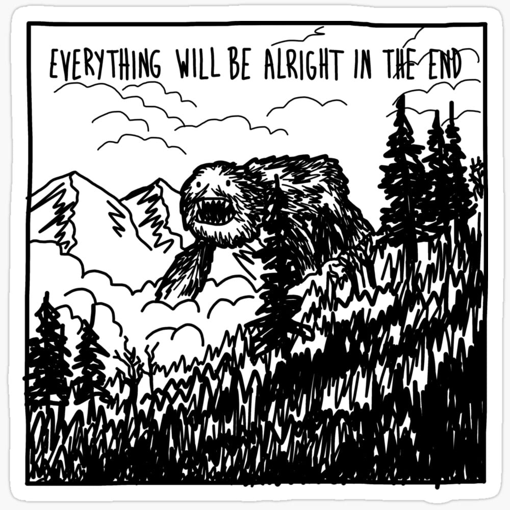 Kira Sticker - Everything Will Be Alright In The End - Phone Stickers ...
