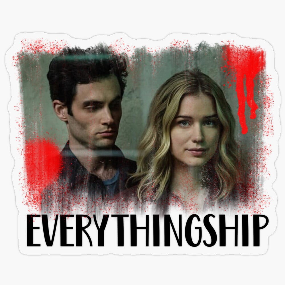 Kira Sticker With Everythingship Glass Box Joe Goldberg Netflix You ...