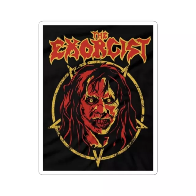 Kira Sticker With The Exorcist Horror Movie Cinema Scary Illustration ...