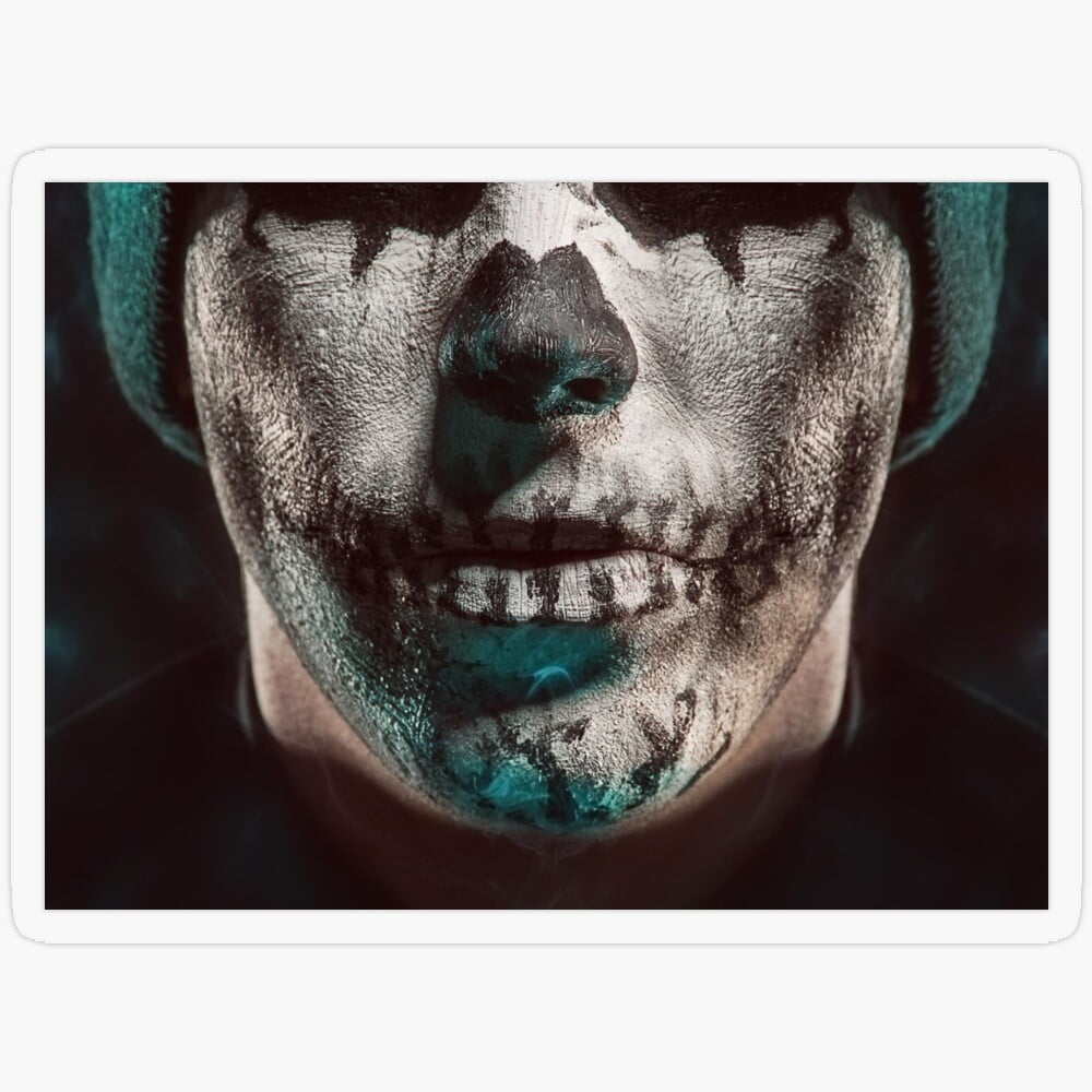 Kira Sticker With Face Mask Creep Purge Style Transparent Decorative ...