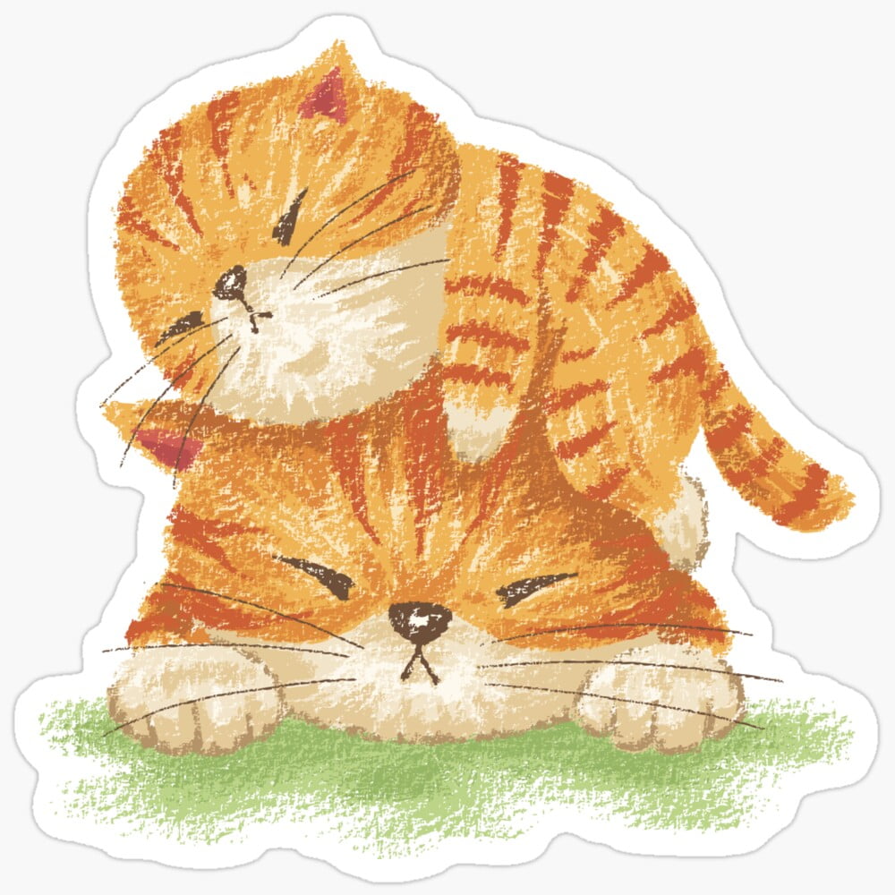 Kira Sticker - Family Of Tabby Gift For You - Phone Stickers ...