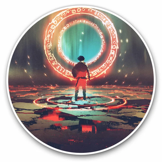 Kira Sticker With Fantasy Portal Digital Gamer Cool Gift Decorative ...