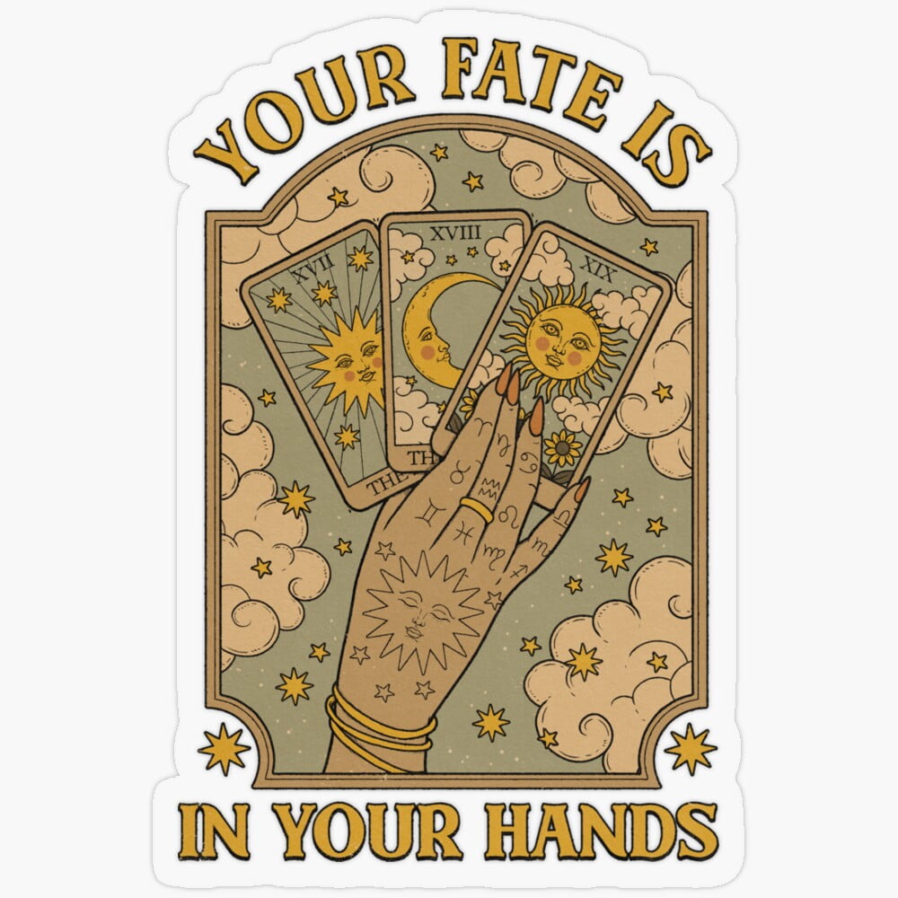 Kira Sticker With Your Fate Is In Your Hands Transparent Decorative ...