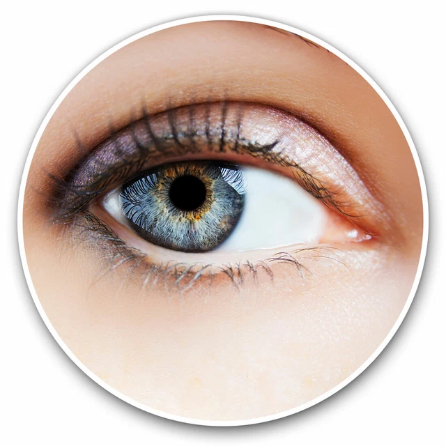 Kira Sticker With Female Eye Opticians Health Face Cool Gift Decorative ...