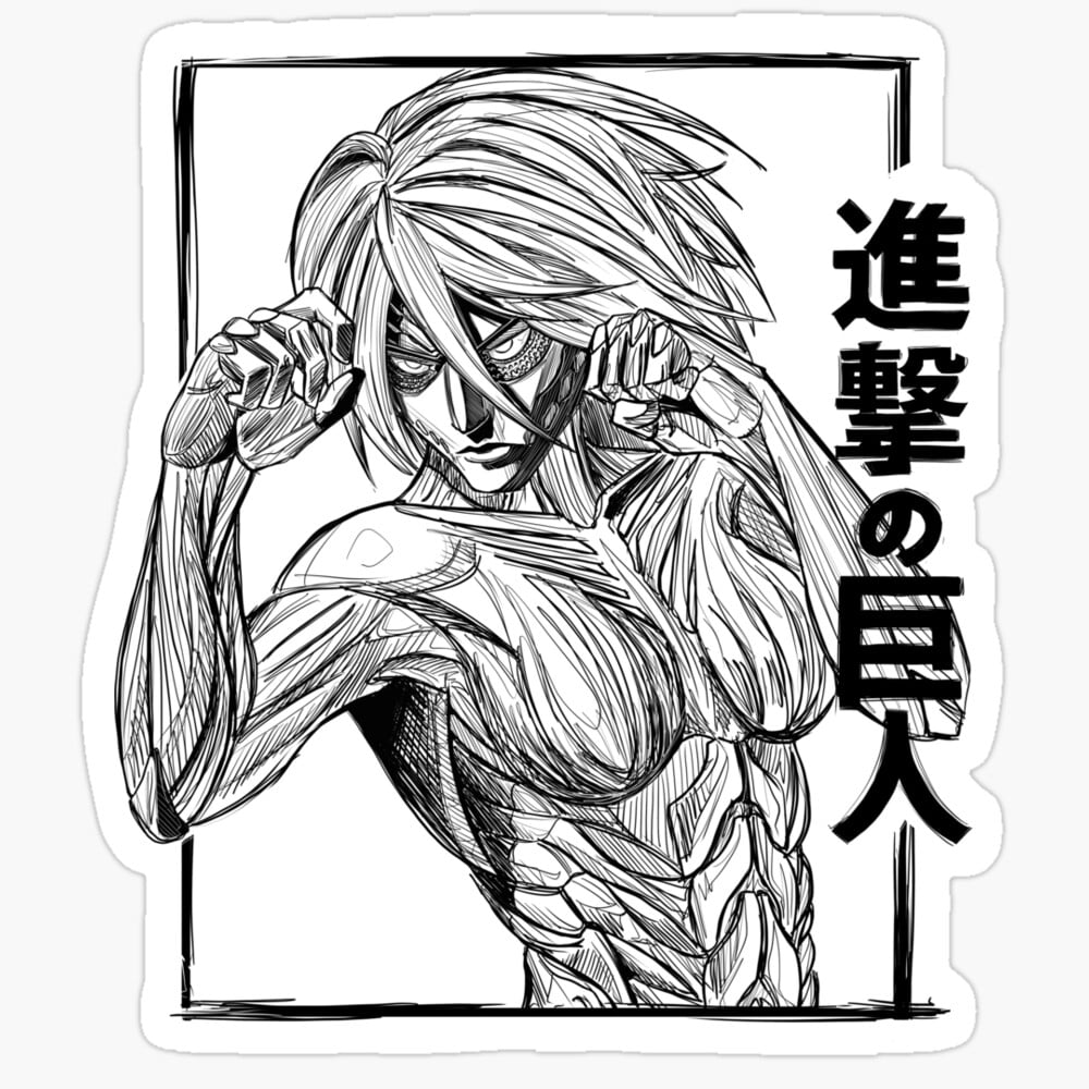 Kira Sticker - Female - Titan Gift For You - Phone Stickers, Waterproof ...