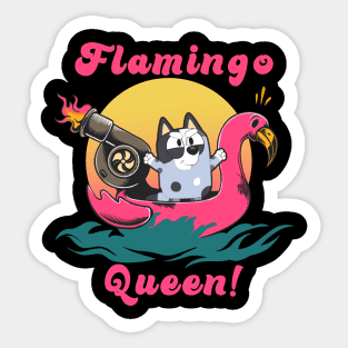 Kira Sticker With Flamingo Queen Bluey S For Kids, Bluey S Party Favors ...