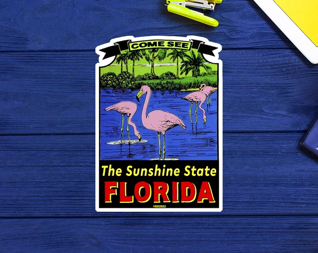 Kira Sticker With Florida Beach Decal Daytona Destin Pensacola Tampa ...