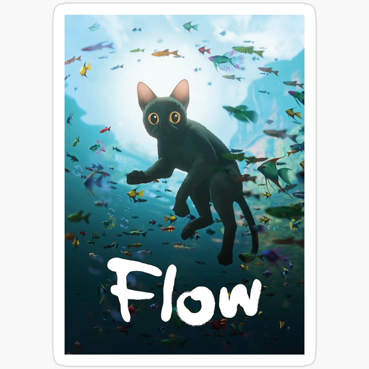 Kira Sticker - Flow Movie Sticker, Funny Waterproof Decal For Pet ...