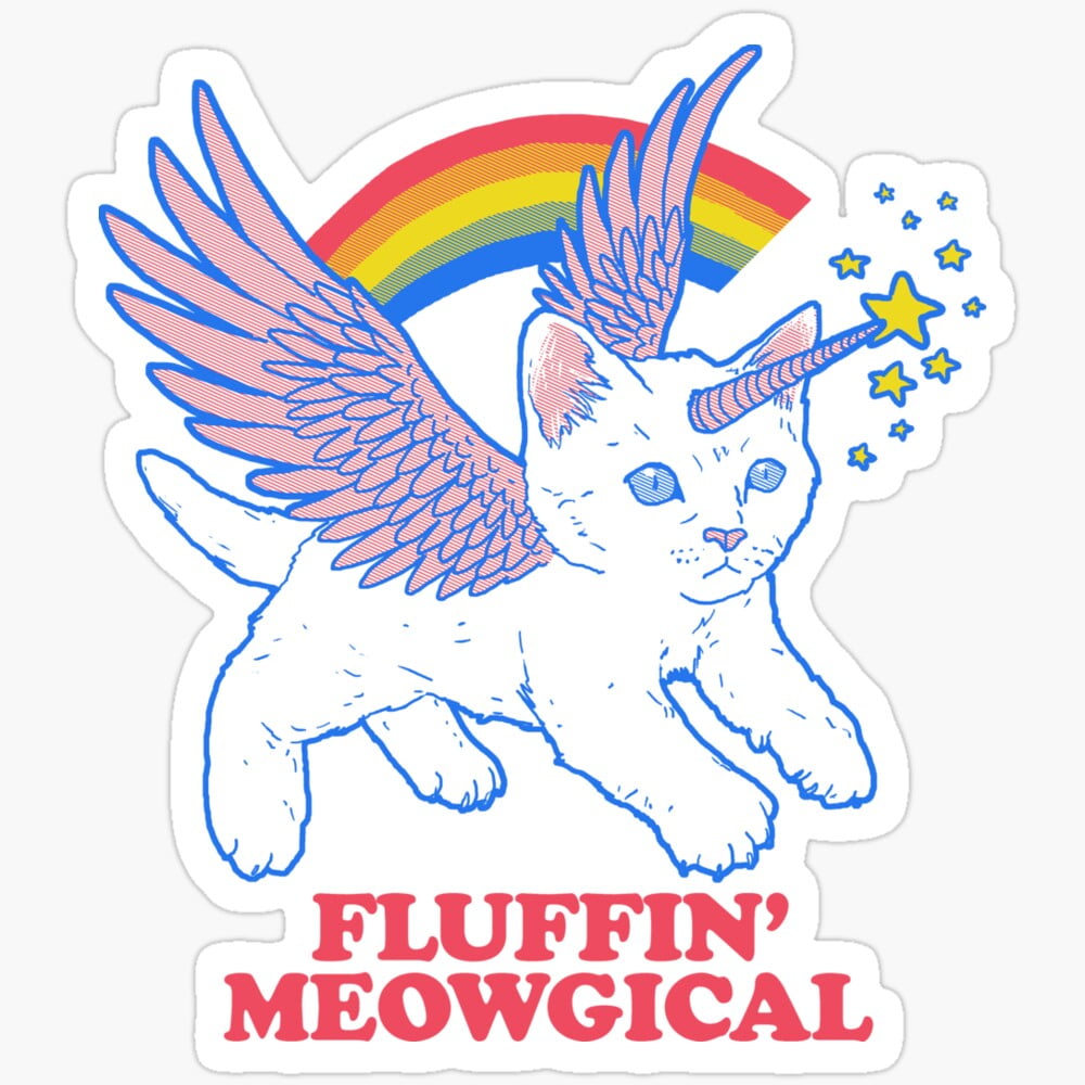 Kira Sticker - Fluffin' Meowgical Sticker - Single, Trio, Or Squad ...