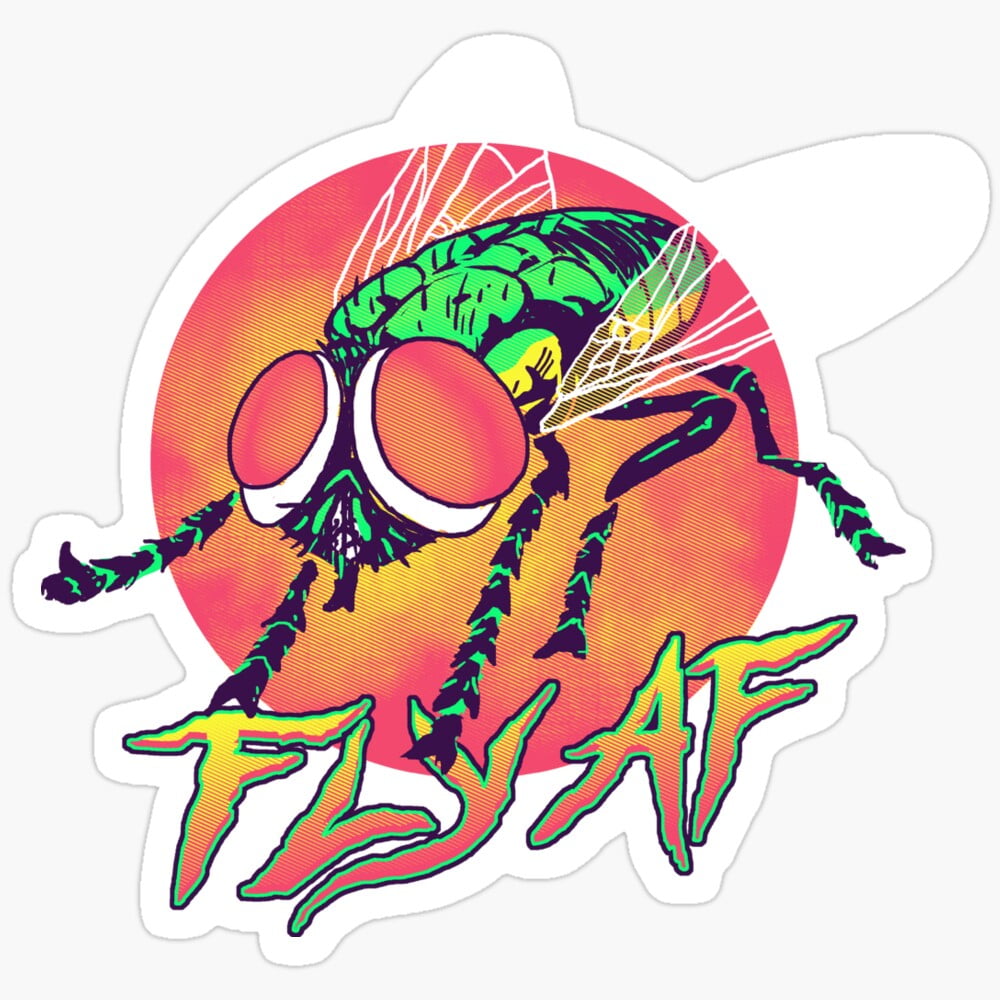 Kira Sticker - Fly Af Perfect Gift for everyone ) - Walmart.com