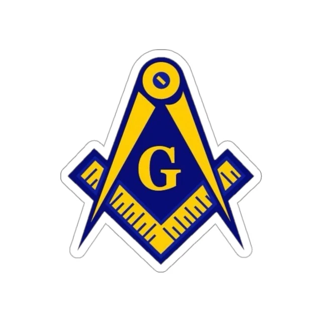 Kira Sticker With Freemason Masonic Square Compass Traditional Classic ...