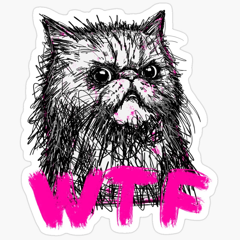 Kira Sticker - Frenchtoast Cat - Phone Stickers, Waterproof Decals ...