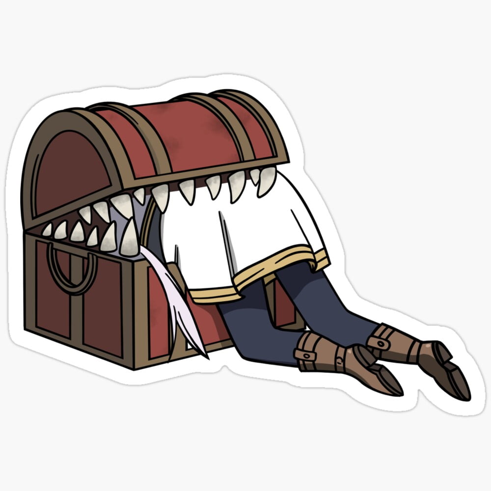 Kira Sticker - Frieren: Beyond Journey'S End - Frieren In Mimic Gift ...